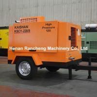 China 1400kg Portable Diesel Screw Air Compressor 55KW For 8Bar Work Pressure for sale