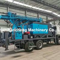 China Full Hydraulic Water Well Drill Machine Bore Hole 500m Deep Truck Mounted Water Well Drill Rig for sale