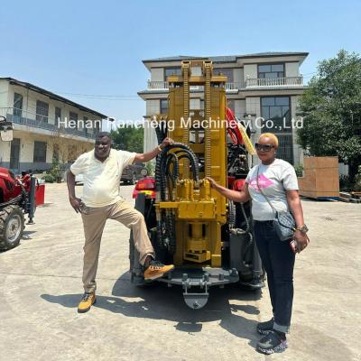 China 200m Hydraulic Water Well Drilling Machine With 40HP Tractor Horse Power for sale