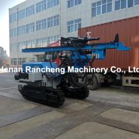 China 60-80m Depth Crawler Hydraulic DTH Drilling Rig Both Rotary Drilling And Ramming for sale