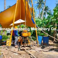 China 130m / 150m / 200m Depth  Small Borehole Drilling Rig With 450mm Stroke for sale