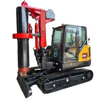 China RCQ-10C Hydraulic Mini Pile Drilling Rig 10m Depth With 10-45RPM R/Min Rotary Speed for sale