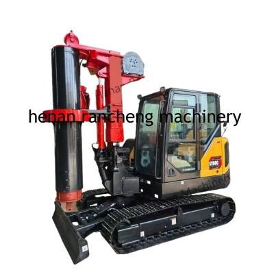 China RCQ-10C Mini Hydraulic Rotary Piling Rig Kubota Diesel Engine 2000mm Chassis Width for sale