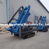 China Small Hydraulic Pile Driver Drill Depth 20-30m With 32HP Diesel Engine for sale