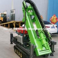 China Small Hydraulic Pile Driver Drill Depth:20-30m With 32HP Diesel Engine for sale