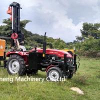 China DTH Hydraulic Water Well Drilling Rig Machine 200m Portable Pneumatic Tractor Mounted Drilling Rig for sale