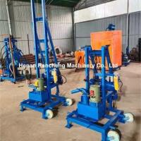 China Drill Depth 100m Electric Portable Water Well Drilling Rig Main Machine With 22HP Engine for sale