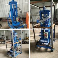 China 100m Deep Electric Portable Water Well Drilling Rig With 22 HP Engine 40kg Maximum Load for sale