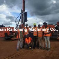 China Hydraulic Drilling Rig Quotation RC260Y Model Both Rotary Drilling And Ramming  Ramming Head For Max 6m Ramming Pipe for sale