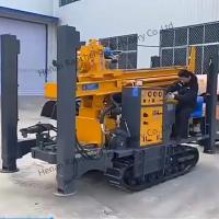 China 350m Drilling Depth 91KW Yuchai Engine Water Well Drilling Rig 22T Lifting Force for sale