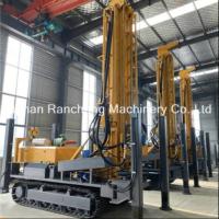 China Crawler Mounted DTH Drilling Rig 500m Diesel Engine Water Well Drilling Rig Borehole Machinery Air Drilling Machine for sale
