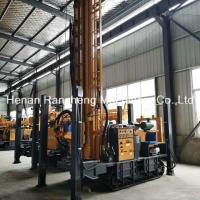 China Crawler Mounted DTH Drilling Rig 500m Diesel Engine Water Well Drilling Rig Borehole Machinery Air Drilling Machine for sale