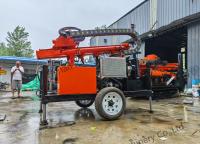 China RCS200W Small Portable Fully Hydraulic Drilling Rig Trailer-Mounted Water Well Drilling Rig for sale