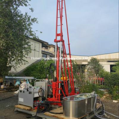 China 100-240RPM Winch Rated Rotary Speed Small Core Drilling Rig 96L/Min Hydraulic System Rated Flow for sale