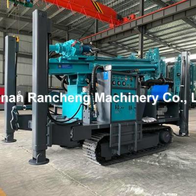 China RCF260C Crawler Water Well Drill Rig Hydraulic Rotary Bore Hole 70kw Diesel Water Well Drilling Rig Machine for sale
