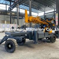 China Drilling Machine Four-Wheel Trailer Drilling Rig 260mDTH Water Well Drilling Rig for sale