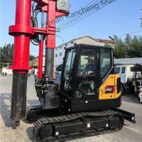 China 10m Depth Mini Hydraulic Rotary Piling Rig Kubota Diesel Engine 9.3T Weight for sale