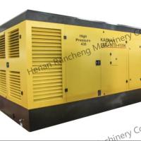 China 25bar 400HP Yuchai Diesel Engine Screw Compressors Portable Air Compressors for sale