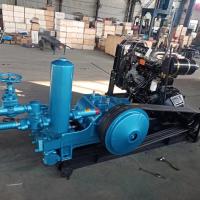 China Diesel Engine Type Mud Pump Max 600L/Min Horizontal Tri-Cylinder Dual Role Penthouse Detroit Piston Pump for sale
