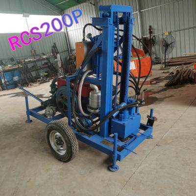 China 150m 16.2Kw Diesel Full Automatic Screw Thread Portable Water Well Drilling Machine for sale