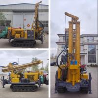 China 150M Crawler Mounted Deep Borehole Water Well Drilling Rig Hydraulic Water Well Machine for sale