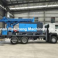 China 200m Truck Mounted Water Well Drilling Rig with 3400mm Feed Stroke for sale