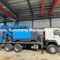 China 200m Truck Mounted Water Well Drilling Rig with 3400mm Feed Stroke for sale