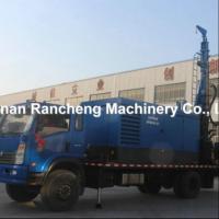 China 200m Truck Mounted Water Well Drilling Rig with 3400mm Feed Stroke for sale