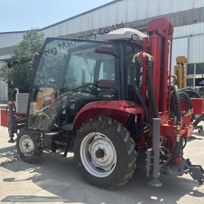 China Full Hydraulic Tractor Mounted Water Well Drilling Rig 300m Depth for sale