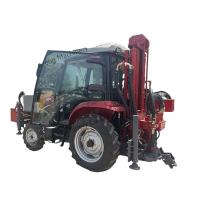 China Hydraulic Tractor Mounted Water Well Drilling Machine 3400mm Feed Stroke for sale