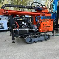 China 200m Small Crawler Mounted Water Well Drill Rig 1000-2000N.M Torque for sale
