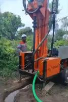 China Small Hydraulic Wheel Type Water Drilling Rig 200m Borehole Drilling Machine for sale for sale