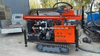 China Max Depth 200m RCS200C Rubber Crawler Small Water Well Drilling Rig Machine for sale