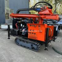 China Max Depth 200m RCS200C Rubber Crawler Small Water Well Drilling Rig Machine for sale