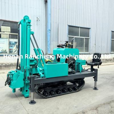 China Mini Solar Pile Driver Hydraulic Guardrail Drilling Rig Pile Driving Equipment for sale