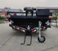 China Flatbed Trailer 5000*2200mm Small Electric Trailer For Cargo Transport for sale