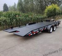 China Flatbed Trailer 5000*2200mm Small Electric Trailer For Cargo Transport for sale