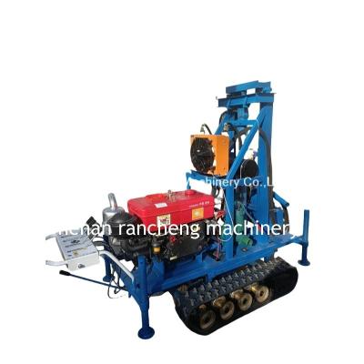 China RCS200C Mini Drilling Rig For Drilling 150-Meter Water Wells / 25hp Diesel Engine With Water Pump for sale