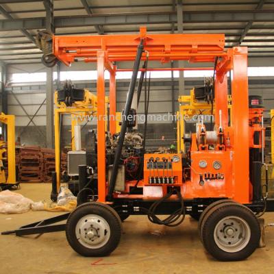 China Diesel Engine-Powered Wheeled Drilling Rig RCJ-3W Drilling Machine for sale