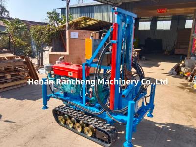 China A 160-Meter Deep Small Tracked Portable Water Well Drilling Rig Is Used For Drilling Operations for sale