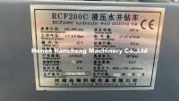 China RCF200C water well drilling rig with depth 200 meter with 58KW diesel engine for sale