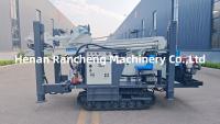 China RCF200C water well drilling rig with depth 200 meter with 58KW diesel engine for sale