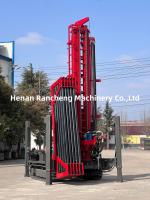 China RCF280C water well drilling rig  with Hydraulic Drill Pipe Library for sale