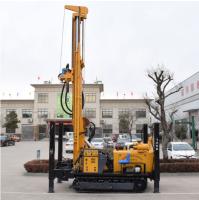 China 400m Depth Steel Crawler Mounted Water Well Drilling Machine 92KW Yuchai Engine for sale