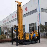 China 400m Depth Steel Crawler Mounted Water Well Drilling Machine 92KW Yuchai Engine for sale