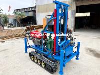 China 160m Small Portable Water Well Drilling Rig Machine With 35HP Engine for sale