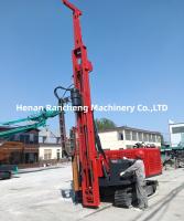 China 85KW Engine Solar Pile Driving Machine with 350mm Drilling Dia and 6m Piling Height for sale