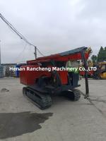 China 85KW Engine Solar Pile Driving Machine with 350mm Drilling Dia and 6m Piling Height for sale