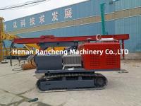 China 85KW Engine Solar Pile Driving Machine with 350mm Drilling Dia and 6m Piling Height for sale