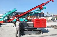China 85KW Engine Solar Pile Driving Machine with 350mm Drilling Dia and 6m Piling Height for sale
